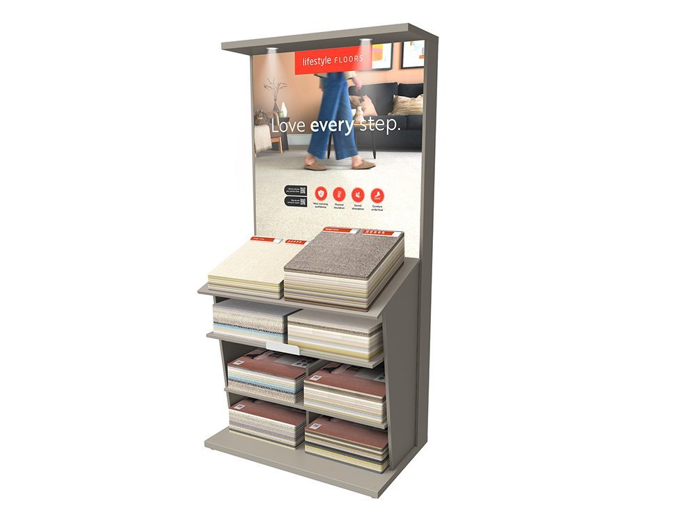 LIFESTYLE FLOORS: BEST RETAIL DISPLAY/POINT OF SALE (FLOORING ...